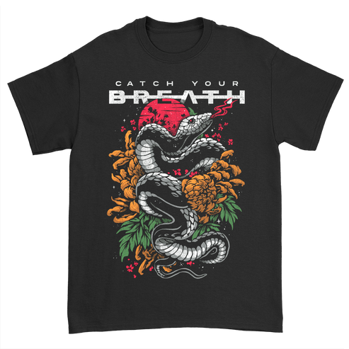 Snake Logo T-Shirt (Black) – Catch Your Breath Store